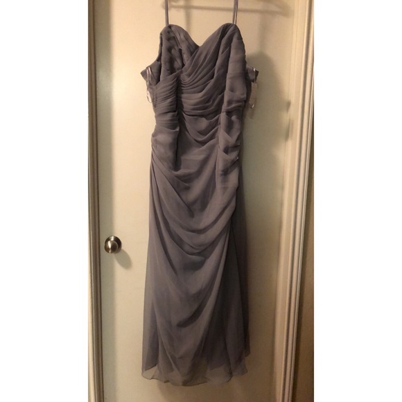 Impressions | Dresses | Impression Bridal Slate Chiffon Bridesmaid ...